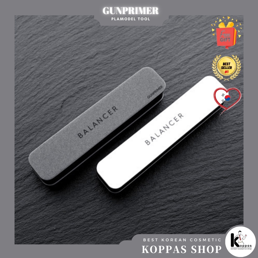 [GUNPRIMER] Balancer Gray (3 ชิ้น) / White (3 ชิ้น) แท่งขัดชนิดด้านจาก/แท่งขัดชนิดเงาจาก ...