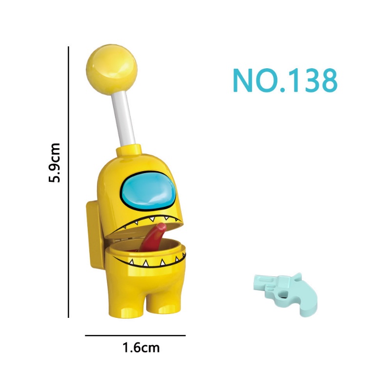 ฟิกเกอร์ Among Us Minifigures Shapeshifter Scientist Engineer Guardian ...