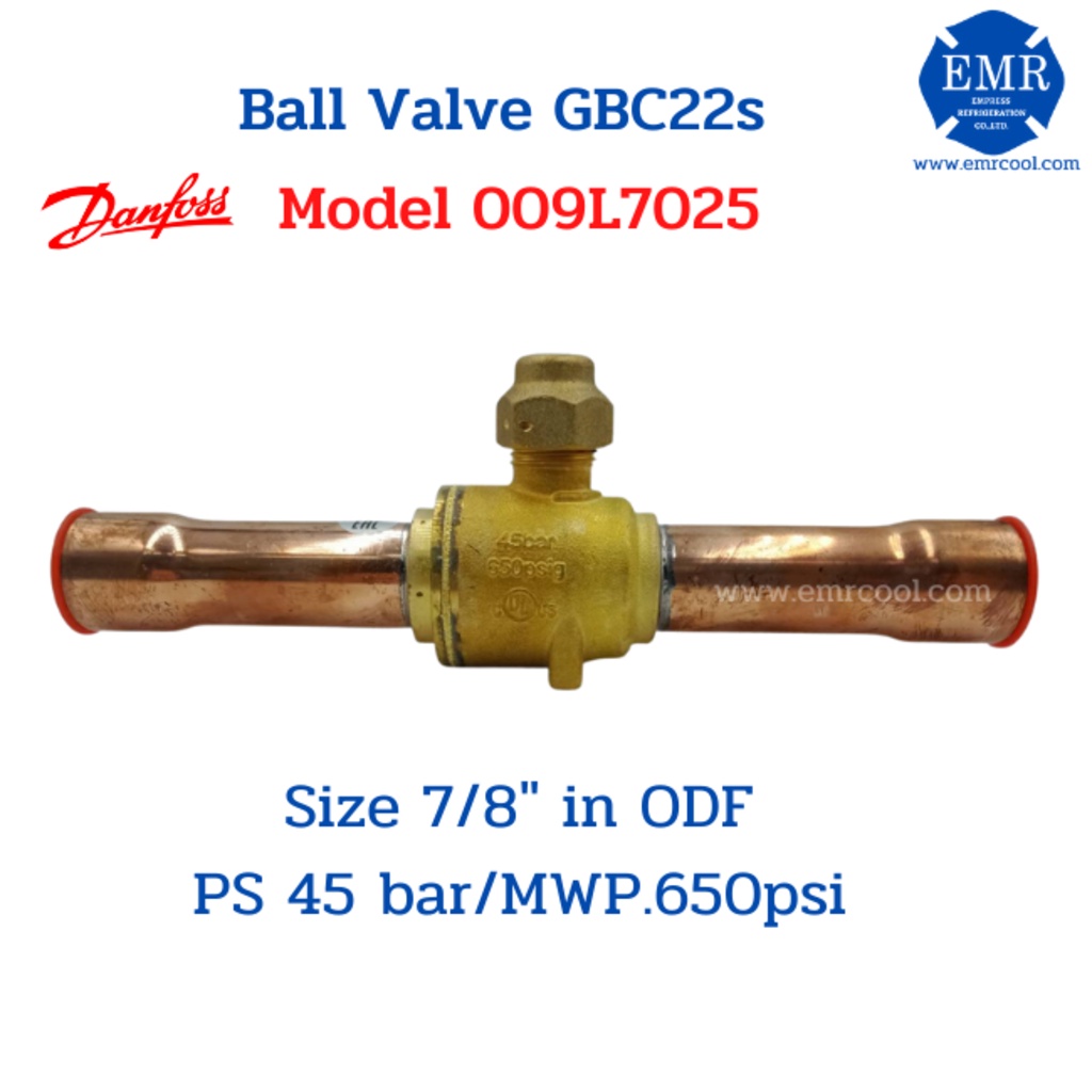 DANFOSS DANFOSS Shust-off Ball Valve GBC 22 S, 7/8 (009L7025) | Shopee ...