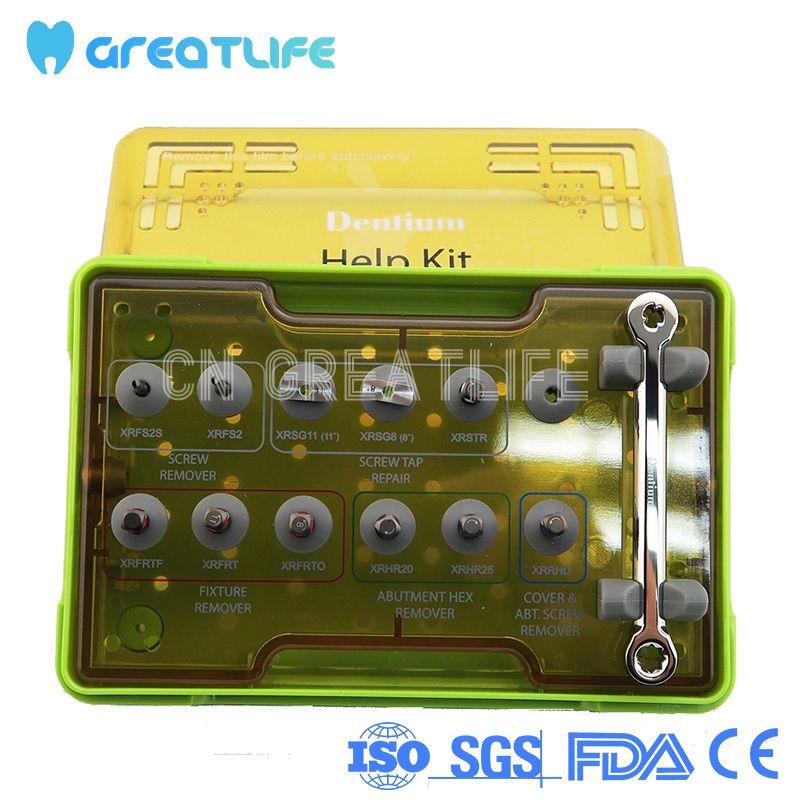 Dentium Abutments Dental Implant Titanium Dentium Help Kit R3TY ...