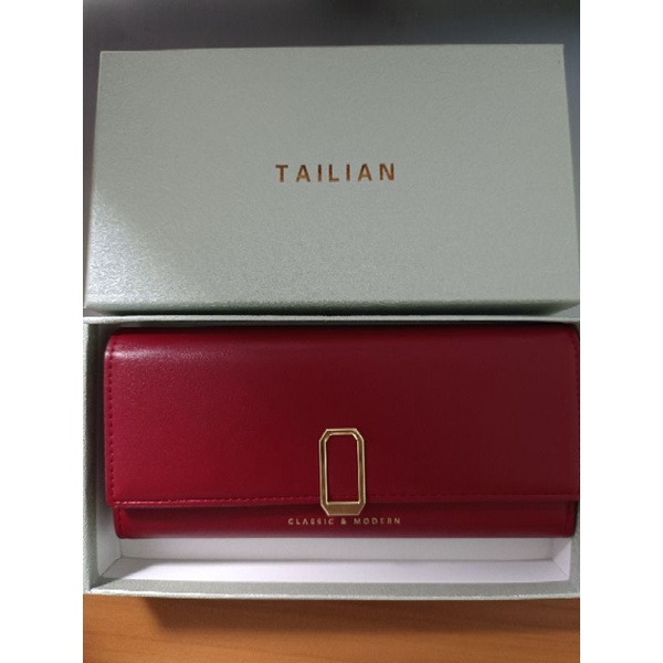 กระเป๋าสตางค์ใบยาว 3 พับ แบรนด์แท้ Classic & Modern งานกล่อง Tailian | Shopee Thailand