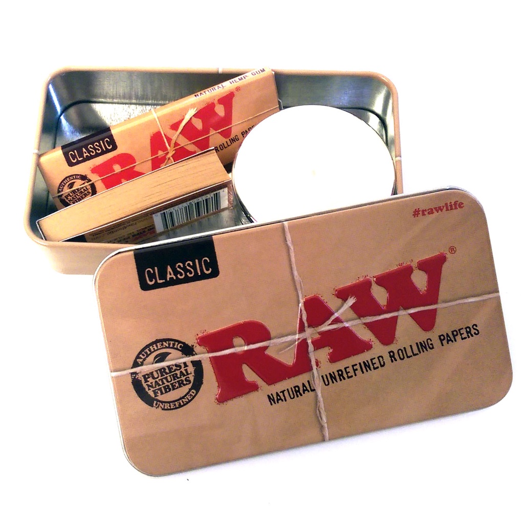 RAW Metal Box กล่องเหล็กอเนกประสงค์ขนาด RAW Metal Tin Box Reusable ...