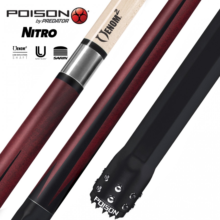 Poison ไม้คิวพูล รุ่น Nitro 3-1 Pool Cue | Shopee Thailand