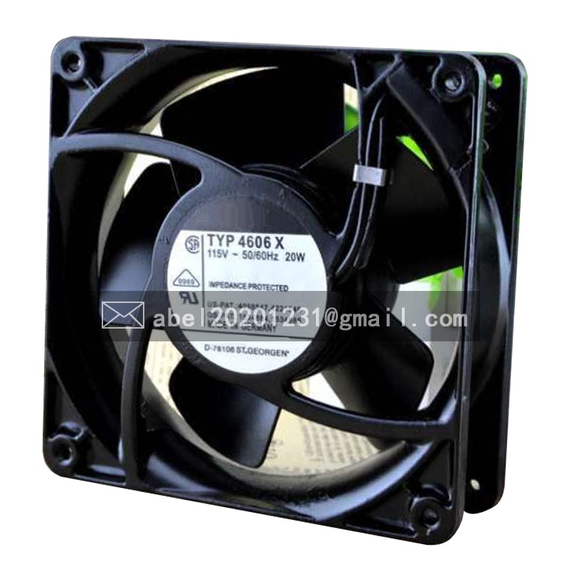 พัดลมระบายความร้อน โลหะ อุณหภูมิสูง 12038 12 ซม. 120*120*38 มม. 4606X 4606 X 115VDC 20W | Shopee ...