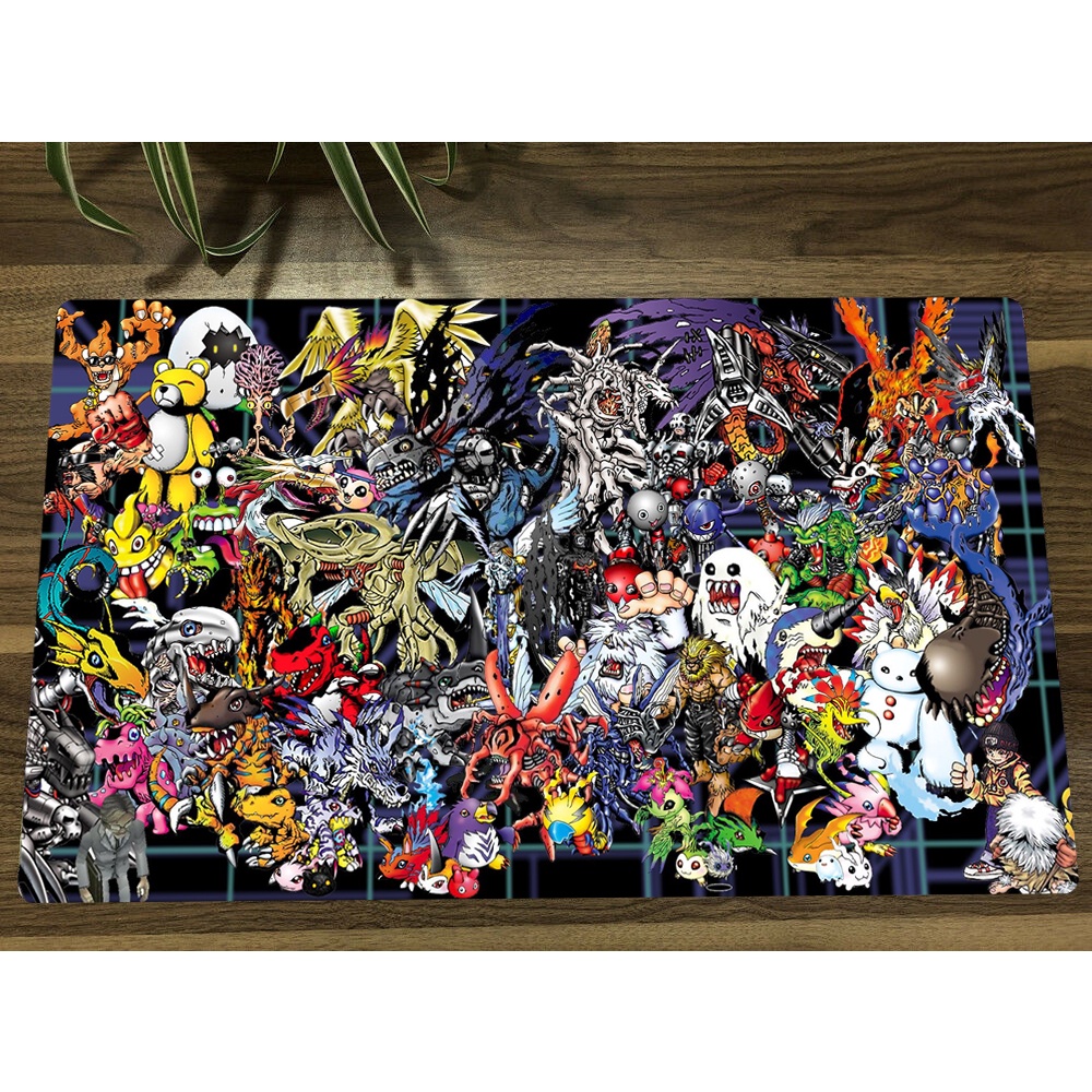 Anime Digimon Monsters Playmat Trading Card Game Mat DTCG CCG Mat Mouse ...