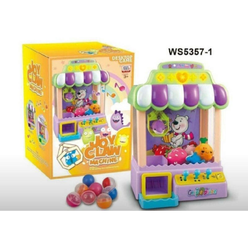 firstbuy_Joy Claw Machine ตู้คีบบอล ตุ๊กตา มีเสียงมีไฟ พร้อมตัวเชื่อม ...