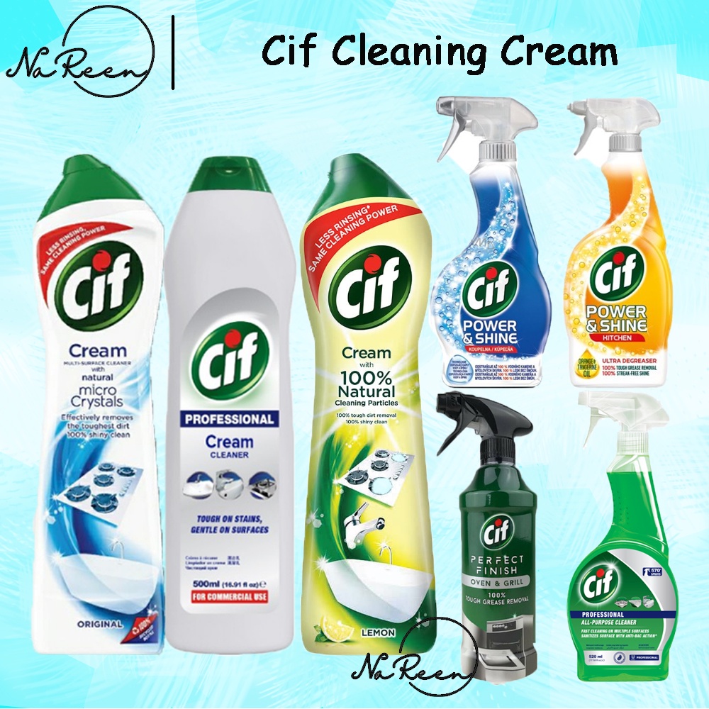 Cif Cleaning Cream เป็นผลิตภัณฑ์ขจัดคราบฝังลึก 500ml | Shopee Thailand