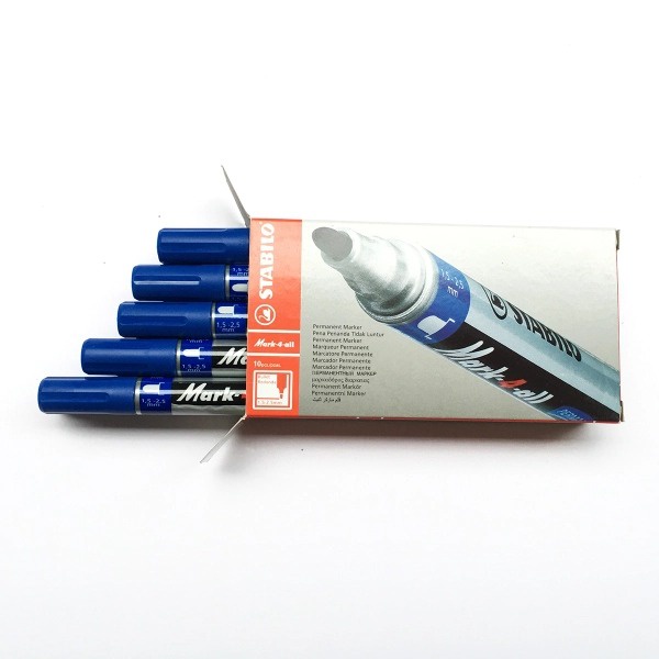 ชุด STABILO Mark-4-all PERMANENT Oil Brush 3 / 6 / 10 / 12 Round ...