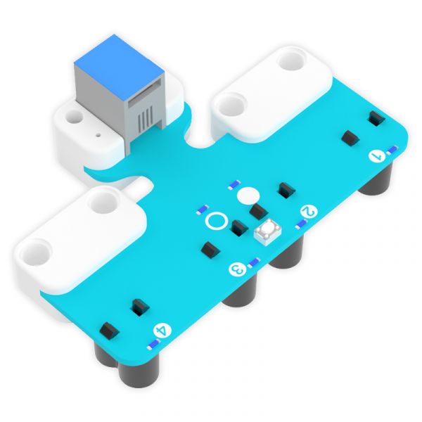 โมดูลตรวจจับเส้นแบบ 4 Channel Tracking Sensor รองรับ PID แบบ RJ11 ชุด ...