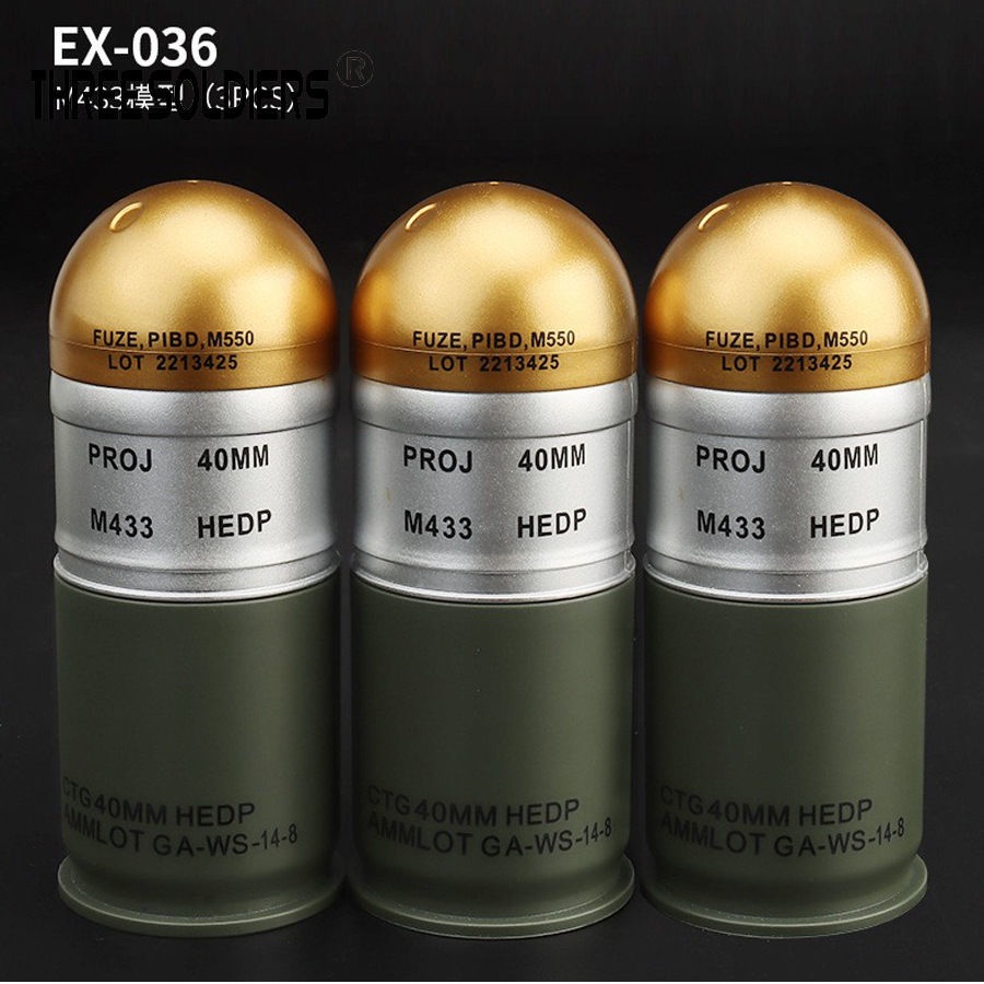 M67 grenade M433 รุ่นแฟนทหารคงที่ในร่มบุคลิกภาพเครื่องประดับจริง CS ...