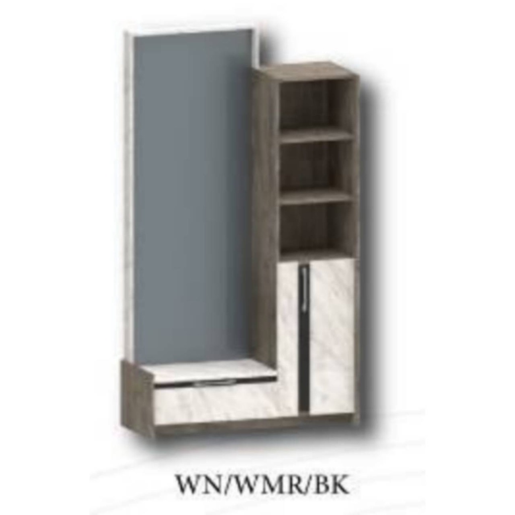 โต๊ะเครื่องแป้งแบบยืนพร้อมตู้ข้าง WD102 | Shopee Thailand