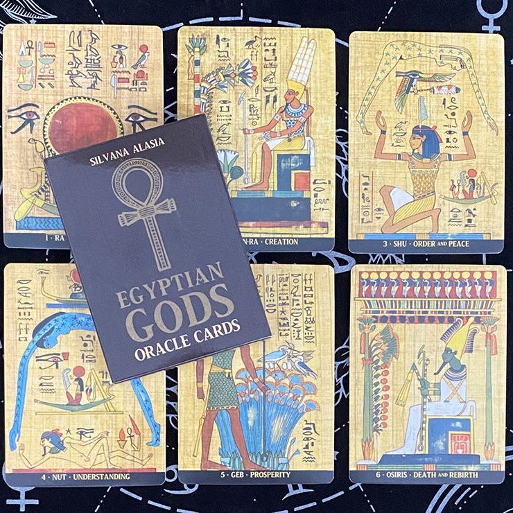 Egyptian Gods Oracle การ์ดอียิปต์พระเจ้า Oracle การ์ดภาษาอังกฤษที่ ...
