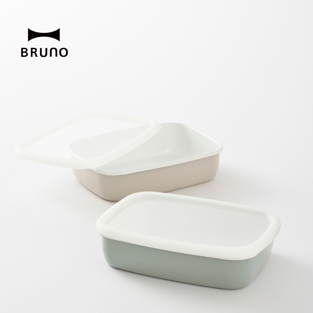 พร้อมส่ง ถาดอบอีนาเมล BRUNO x Fujihoro Enamel Container - BHK285 ถาด ...