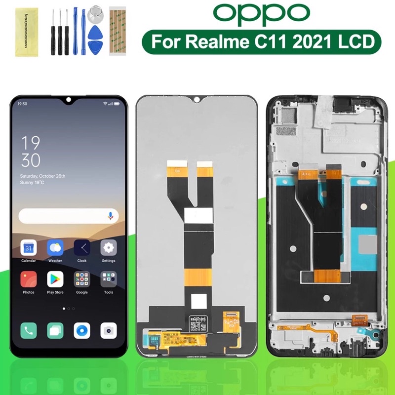 'Originalสำหรับ OPPO C11 2021จอแสดงผล LCD แบบสัมผัสหน้าจอ Digitizer Assembly Replacement สำหรับ ...