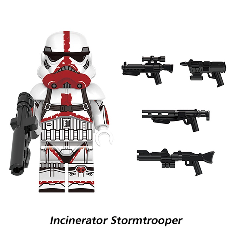 ฟิกเกอร์ หมาป่า โคลน Trooper Comet Minifigures Imperial Military Clone ...