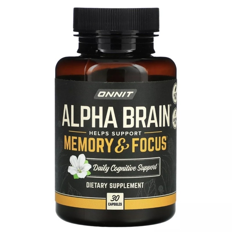 พร้อมส่ง!! Onnit Alpha Brain, Memory & Focus, 30 Capsules. | Shopee ...