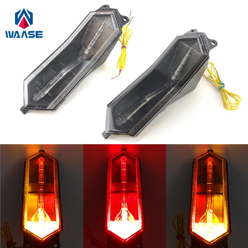 Motorbike E-Marked Motorcycle Rear Tail Light Brake Turn Signals ...
