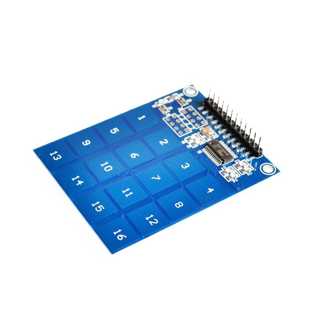 TTP229 16-way Capacitive Touch Keyboard Module โมดูลคีย์บอร์ดแบบสัมผัส ...