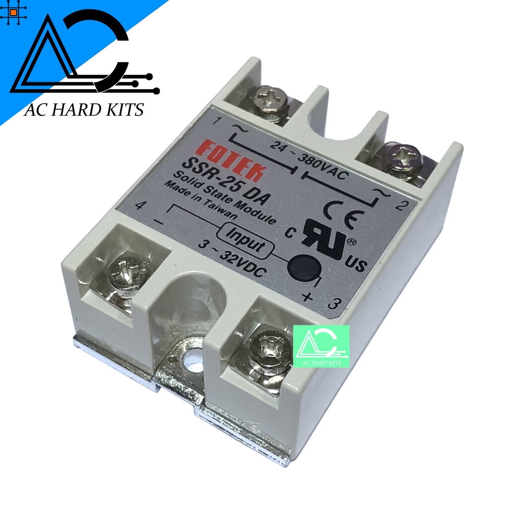 Solid State Relay SSR-25DA Input 3-32VDC Output 24-380VAC | Shopee Thailand