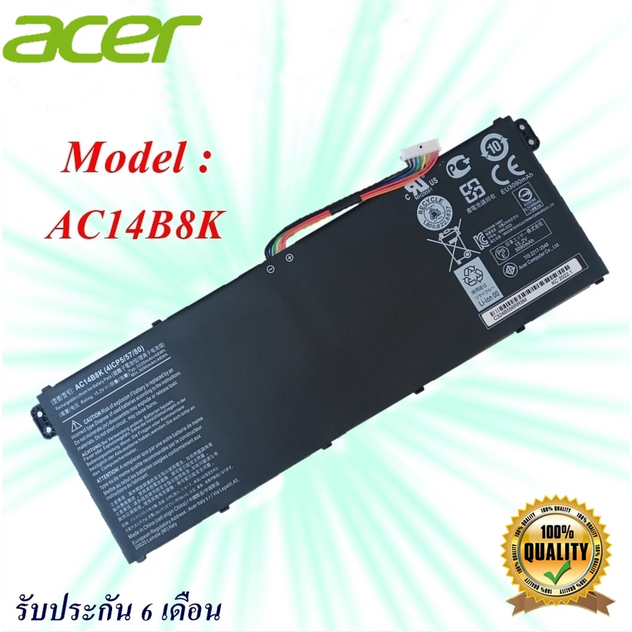 Acer Battery Notebook Model AC14B8K Aspire V3-371 V3-111 ES1-511 E5 ...