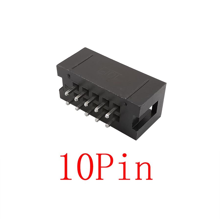 100Pcs DC3 Header Straight Pin PCB Connector DC3 6-50P 2.54mm Pitch ...