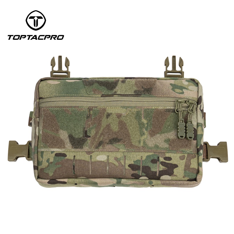 Toptacpro Tactical Front Panel Chest Rig MK3/MK4 Front Panel Pouch With ...