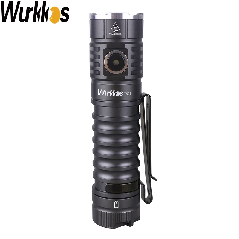 Wurkkos New TS21 Rechargeable Flashlight 3500LM EDC Torch 3* SST20 ...