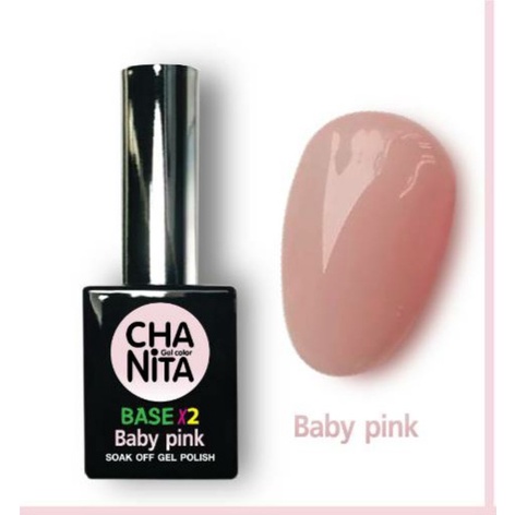 แยกขวดขาย มีให้เลือก 18 สี BaseX2 color เบสเจลหนาเนื้อสีชมพู ชนิตา Chanita brand สินค้าพร้อมส่ง ...