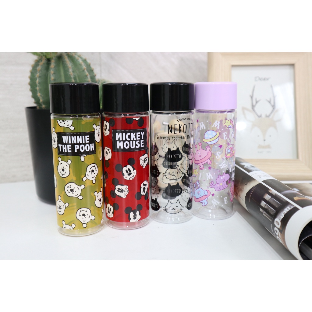 [สินค้า Clearance] Water Bottle ขวดน้ำดื่มพลาสติก ลายการ์ตูน JP Quality ...