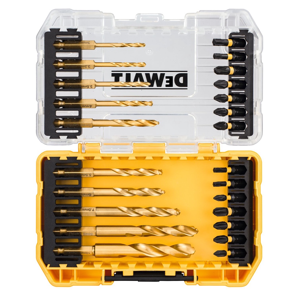 DEWALT ชุดดอกสว่านและดอกไขควง FLEXTORQ 24 ชิ้น รุ่น DT70748T-QZ ...