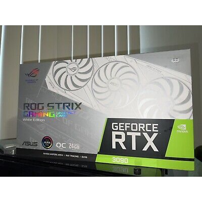 ASUS ROG STRIX NVIDIA GeForce RTX™ 3090 White OC Edition Gaming ...