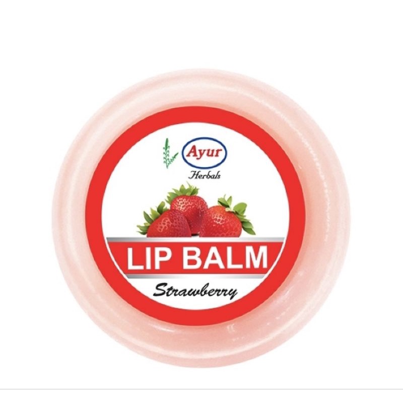 AYUR HERBALS STRAWBERRY LIP BALM 5gm | Shopee Thailand