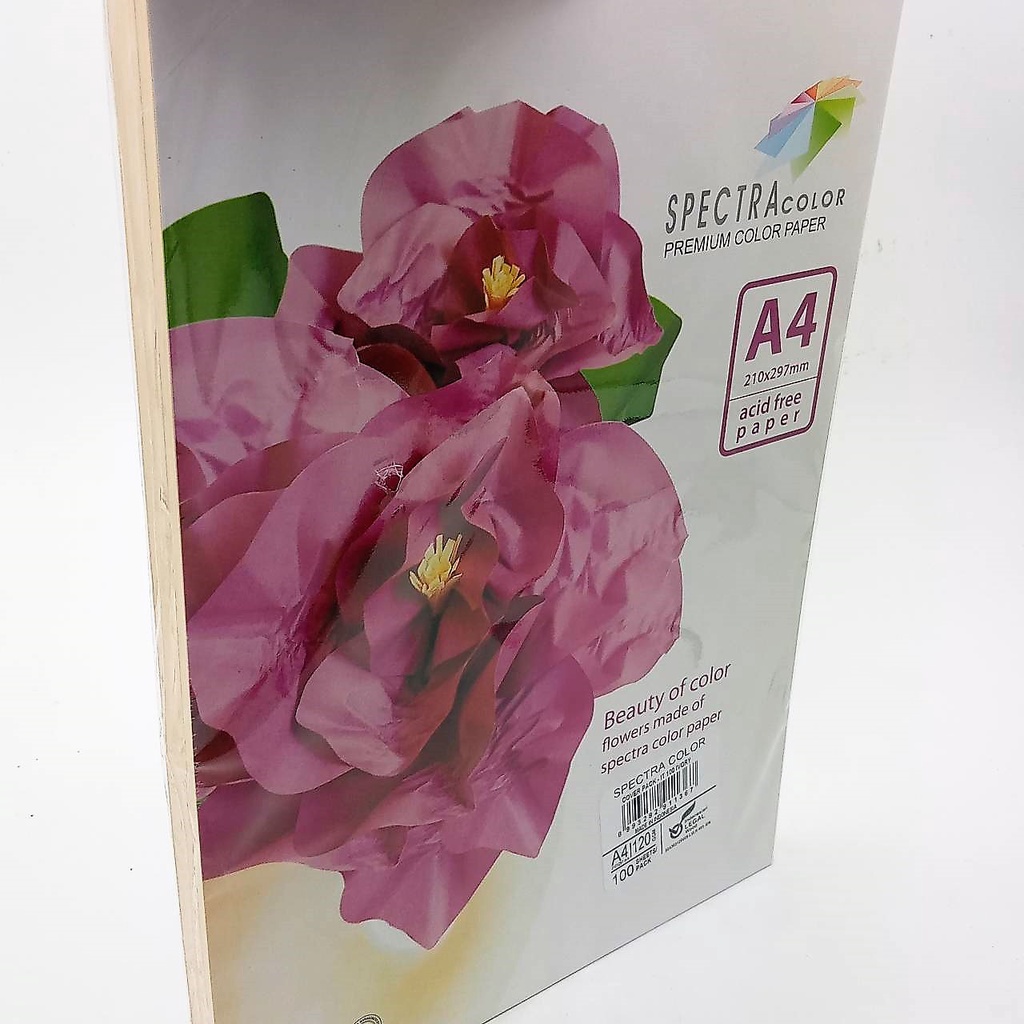 กระดาษสี สเปคตรา (100 แผ่น) Spectra Color Paper A4 120g. | Shopee Thailand