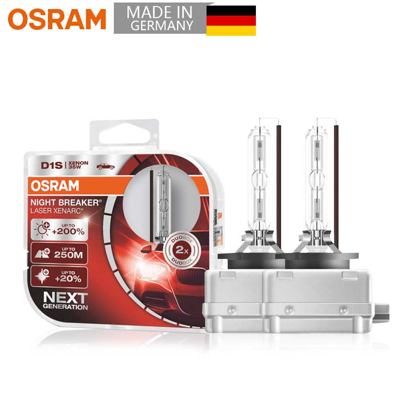 OSRAM D1S Xenon Hernia Lamp Night Breaker Laser Next Generation Super ...