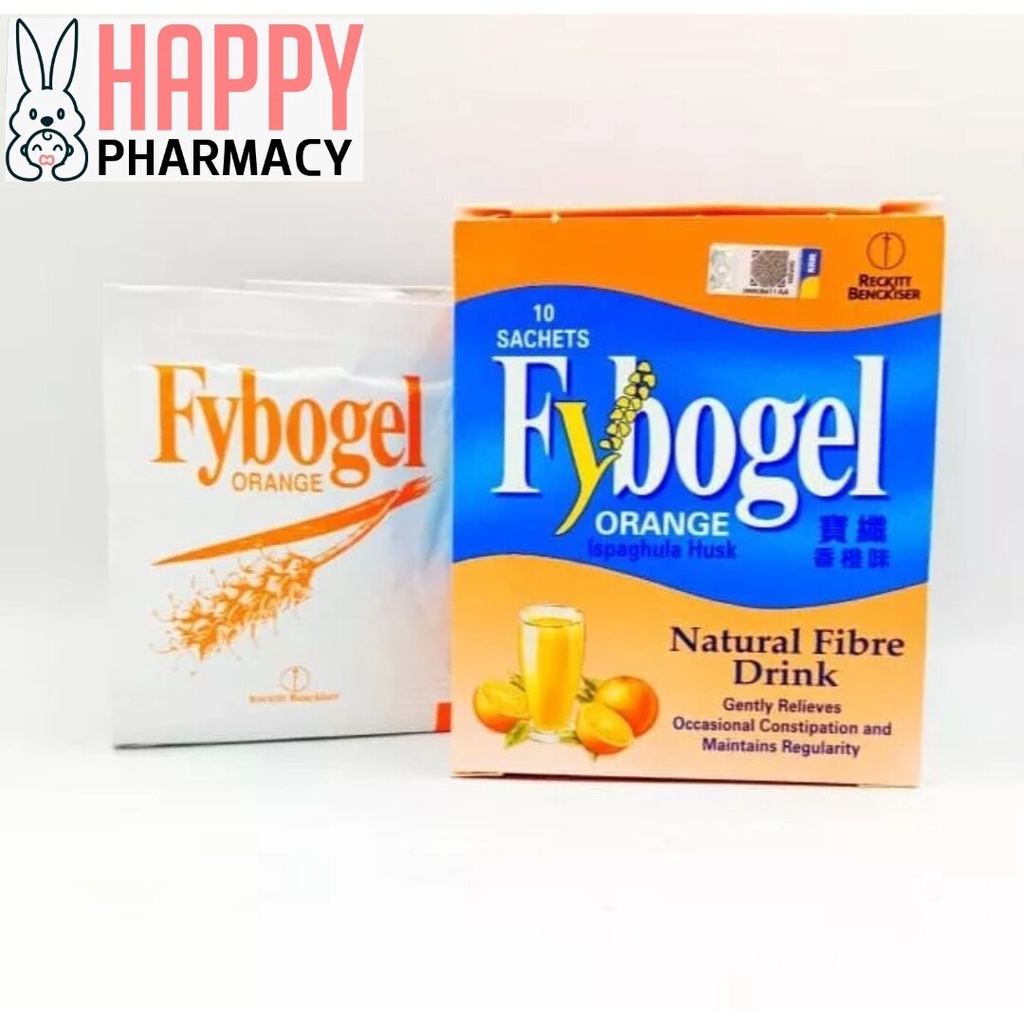 Fybogel ORANGE 10 SACHETS (เครื่องดื่มแห้ง) [EXP;3/24] | Shopee Thailand