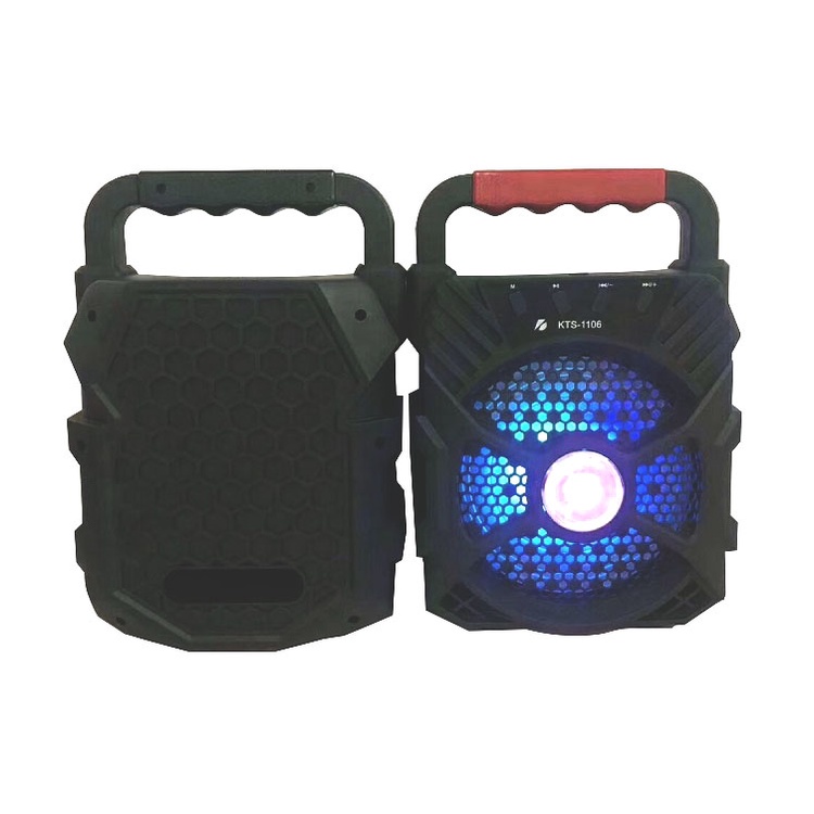 ลำโพงบลูทูธ บลูทูธไร้สาย รุ่น KTS-1106 ตัวเล็กเสียงดี ฟรีไมค์คาราโอเกะ ...