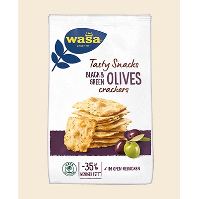 Wasa Black & green olives crackers 150g | Shopee Thailand