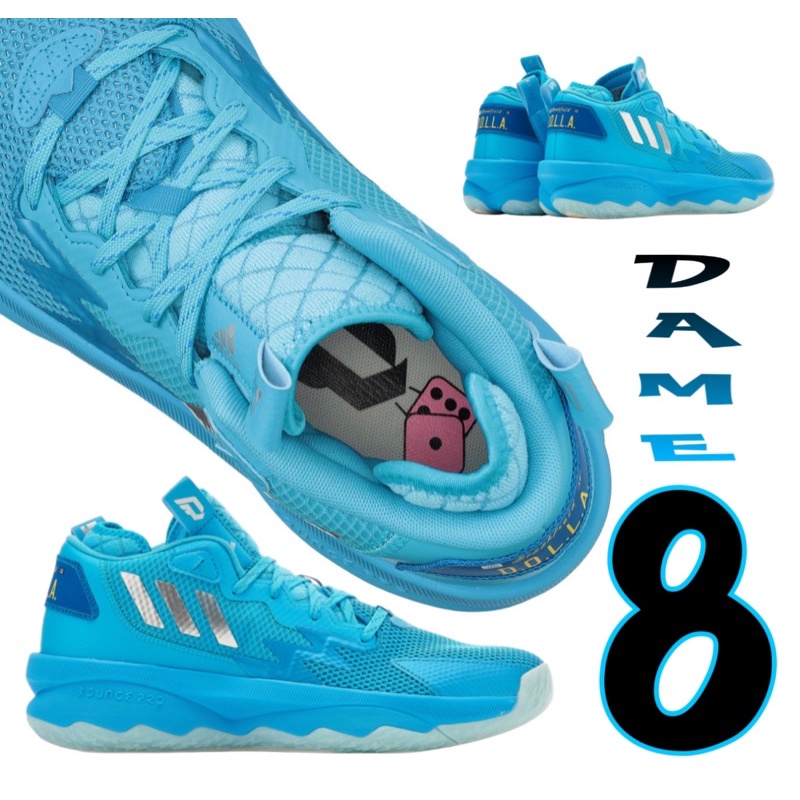 Adidas DAME 8 "YOUNG DOLLA" GY6465 " ของแท้ ป้ายไทย " รองเท้าบาสเกตบอล ...