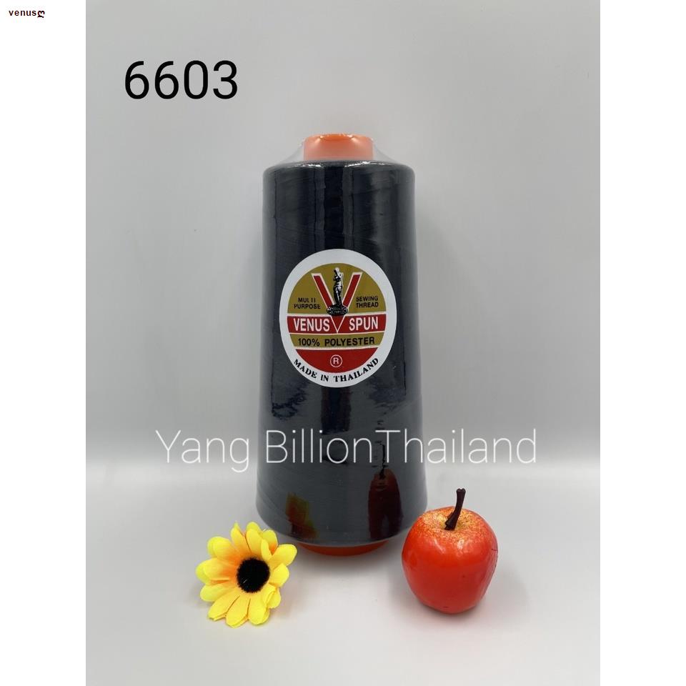 จัดส่งทันที℗ด้ายเย็บผ้าวีนัส ด้ายหลอดใหญ่ ด้ายCMPเบอร์ 60 30/2 แกนส้ม 270g Venus sewing thread ...