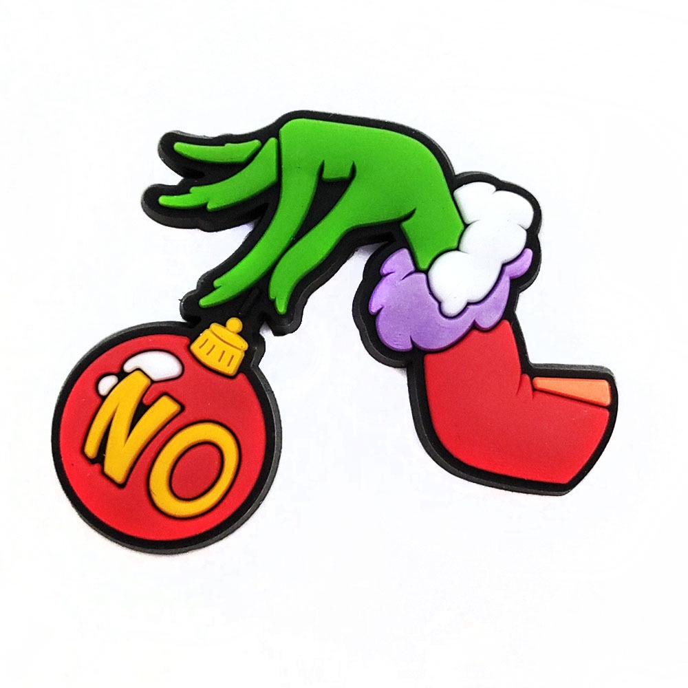 Jibbitz ตัวติดรองเท้า Crocs ลายการ์ตูนคริสต์มาสน่ารัก เครื่องประดับตกแต่งรองเท้าแตะ croc รองเท้า ...