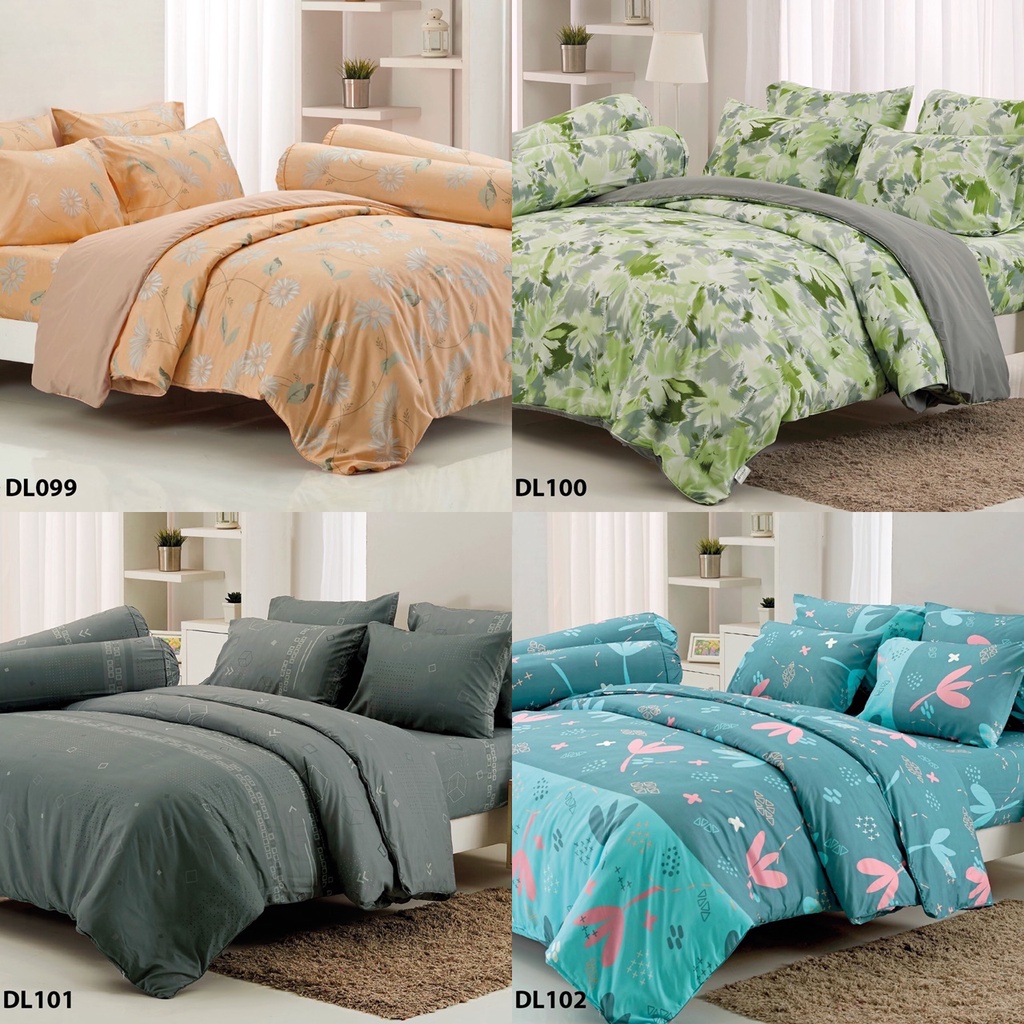 ผ้าปูที่นอน พิมพ์ลาย Tulip Delight -DL099-DL100-DL101-DL102- | Shopee Thailand