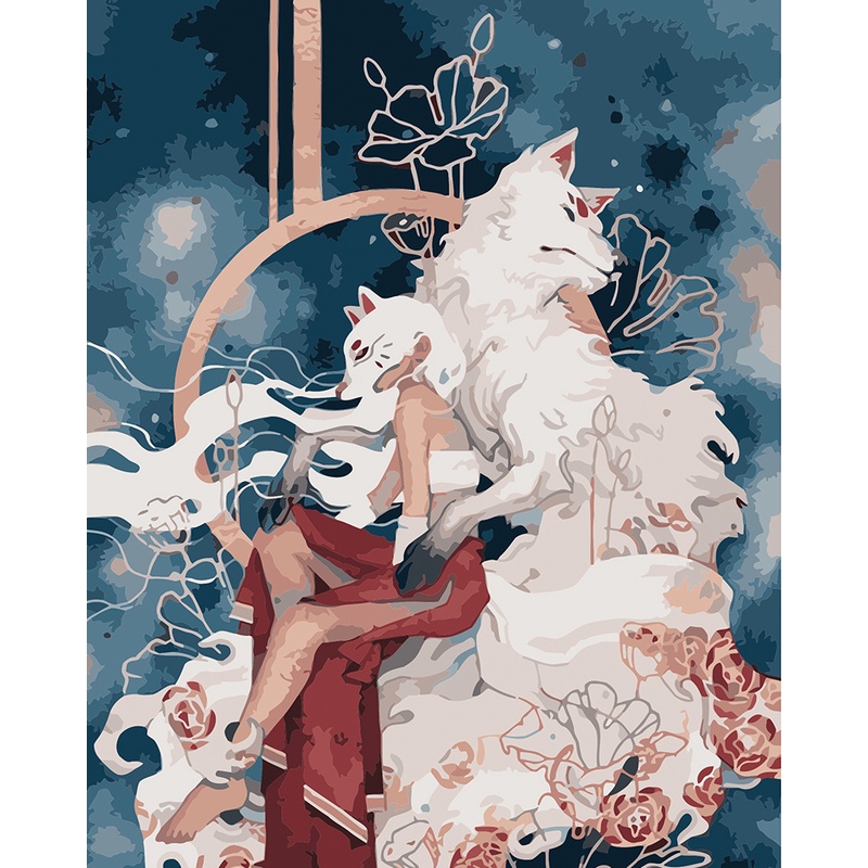 Orfon] ภาพวาดสีน้ํามัน รูปดอกไม้ 40x50 ซม. ของขวัญ สําหรับตกแต่งบ้าน DIY | Shopee Thailand