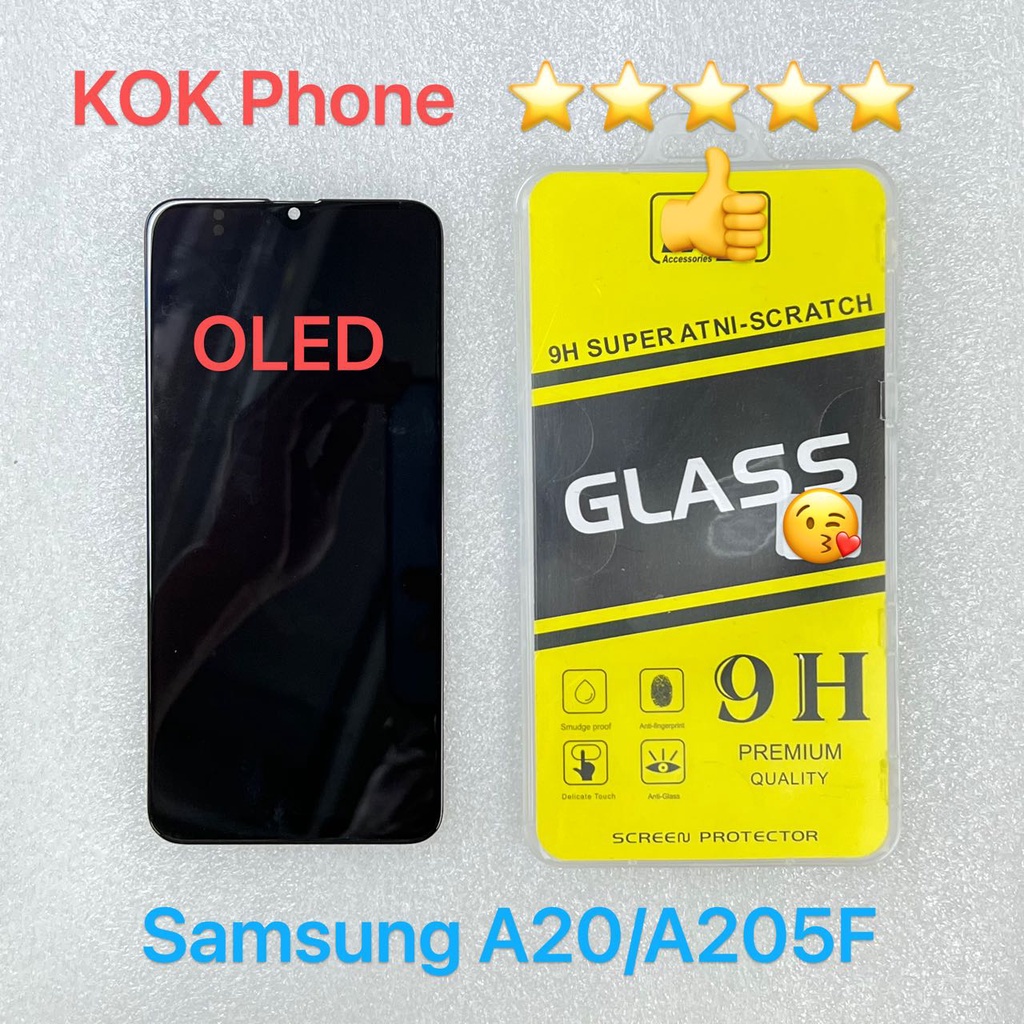 ชุดหน้าจอ Samsung A20/A205F OLED แถมฟิล์ม | Shopee Thailand