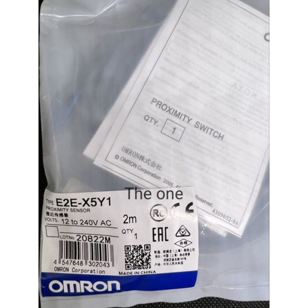 E2E-X5Y1 2M - OMRON - Inductive proximity sensor - Ø18, Flush, 5mm Sn, NO, 24-240VAC | Shopee ...