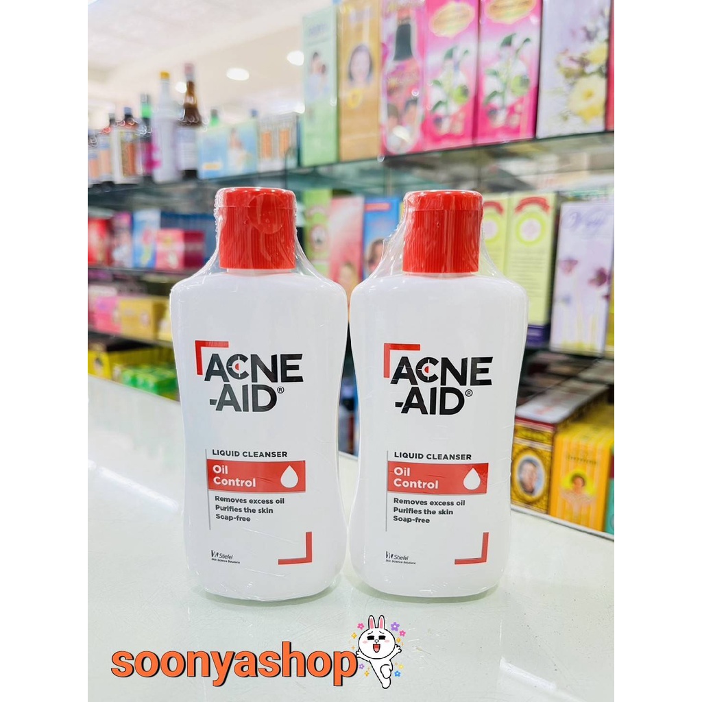 Acne-Aid Liquid Cleanser Oil Control 100 ml. แอคเน่-เอด ลิควิด เคลน ...