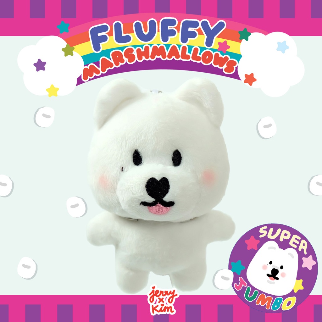Fluffy marshmallow Samoyed puppy doll☁️ Jerryxkimdotstick | Shopee Thailand