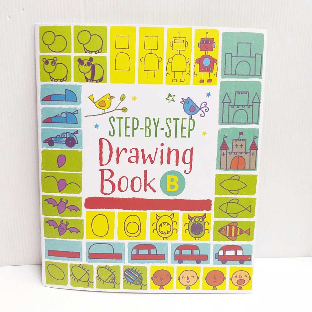 Step by Step Drawing Book หนังสือฝึกวาดรูป ภาษาอังกฤษ สอนแบบเป็นขั้นตอน ...