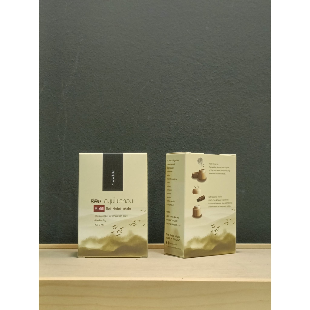 Apaul-Refill Set (Thai Herbal Inhaler) ยาดมสมุนไพร | Shopee Thailand