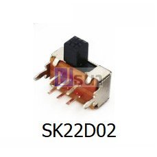 สวิทช์ เลื่อน Slide switch Toggle switch 6 ขา ขนาด 6x10.4mm #สวิทช์เลื่อน(6ขา,SK22D02) (1 ตัว ...