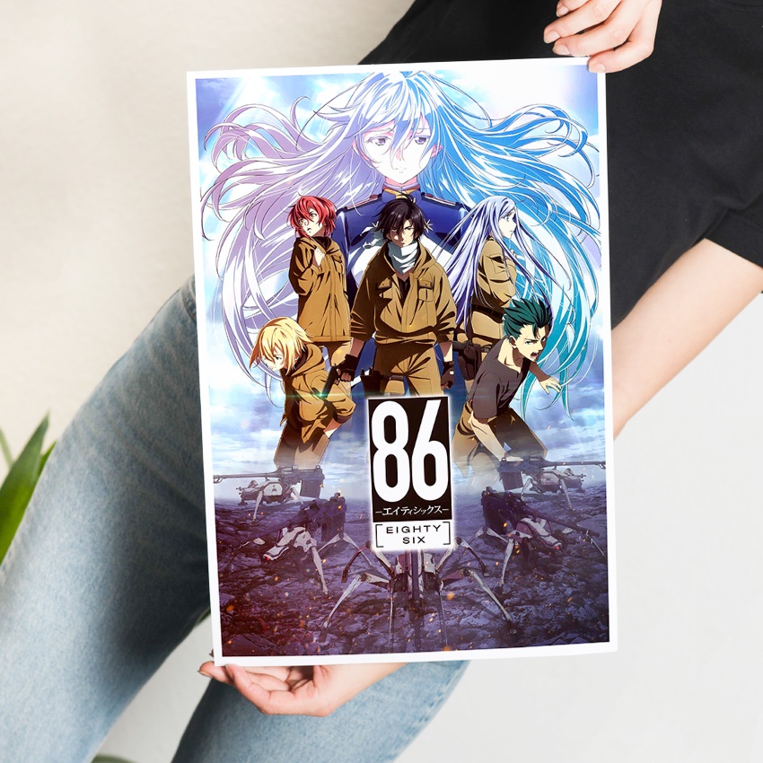 86 Eighty Six Poster การ์ตูนสุดโด่งดังที่ถูกนำไปดัดแปลงเป็นอนิเมะ ในปี ...